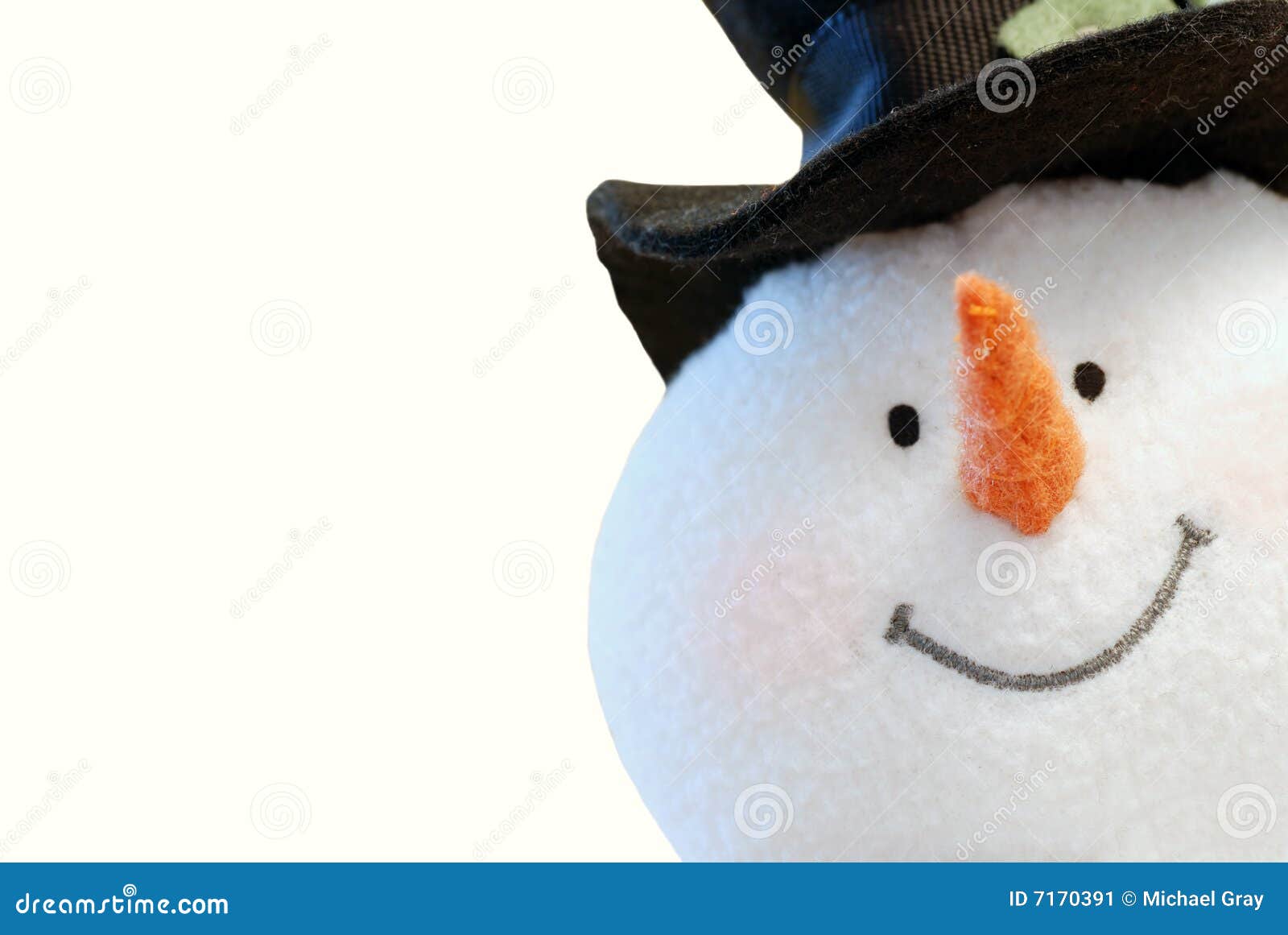 Snowman Face On The Sheep Meadow At Central Park In New York City ...