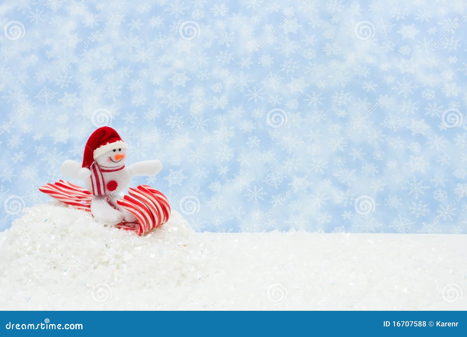 Snowman having fun stock photo. Image of snowman, sled - 16707588