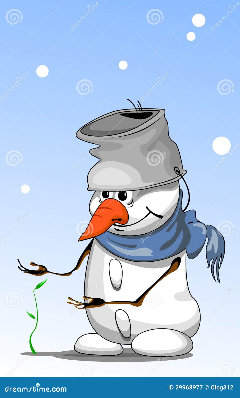 Snowman Hugging Kids Royalty-Free Stock Photo | CartoonDealer.com #17468325