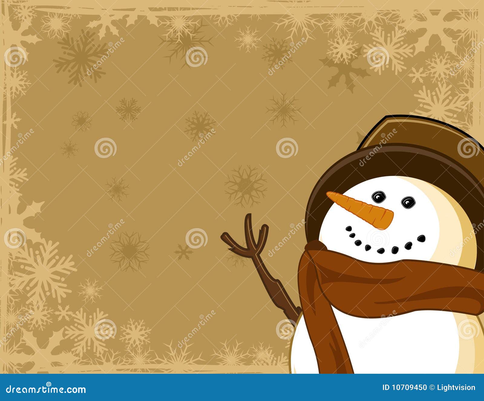 Snowman Icon, Outline Style Vector Illustration | CartoonDealer.com ...