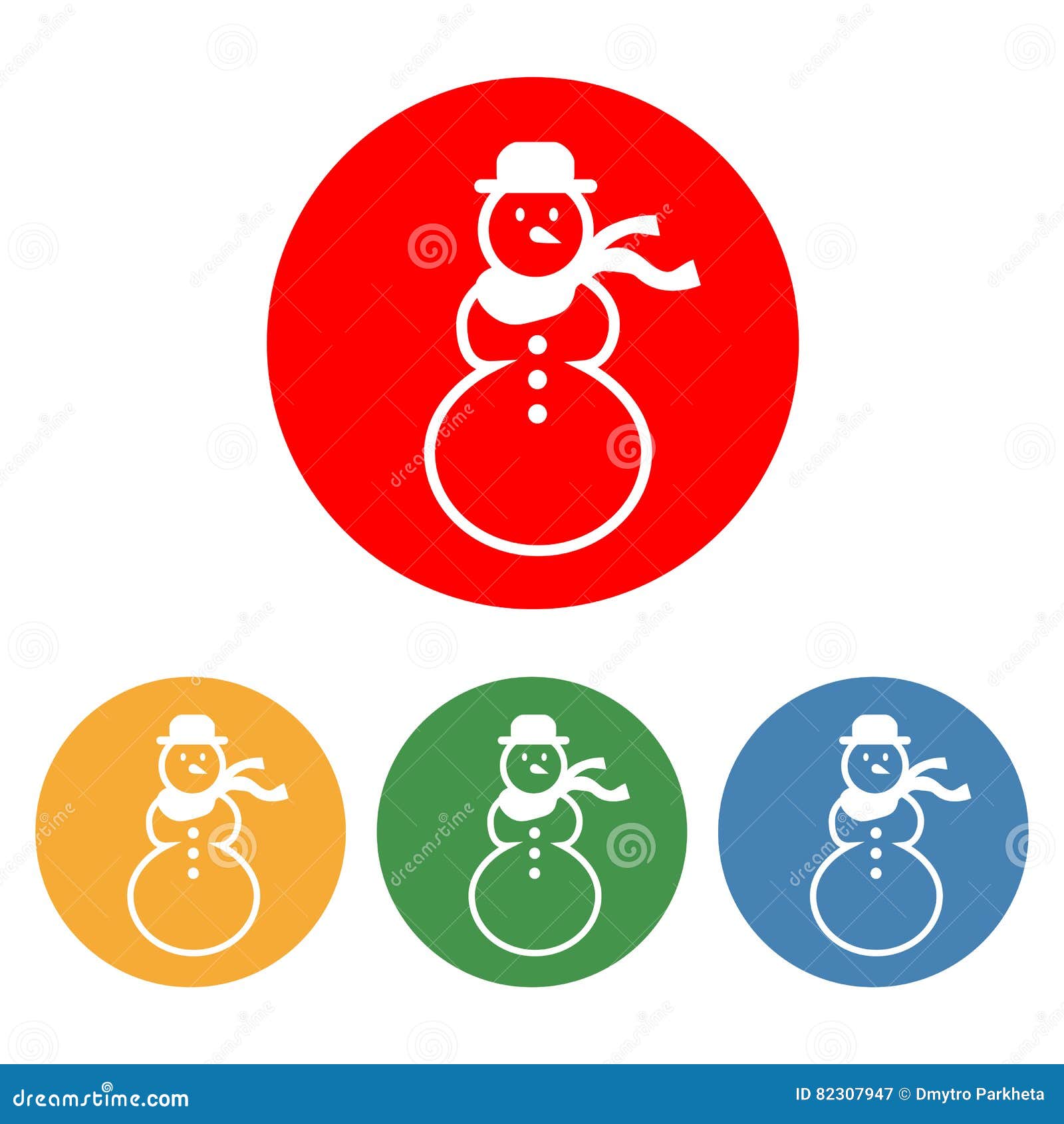 Snowman icon stock vector. Illustration of snowman, celebration - 82307947