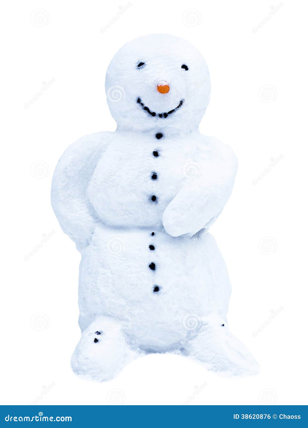 Snowman stock photo. Image of bright, isolated, winter - 38620876