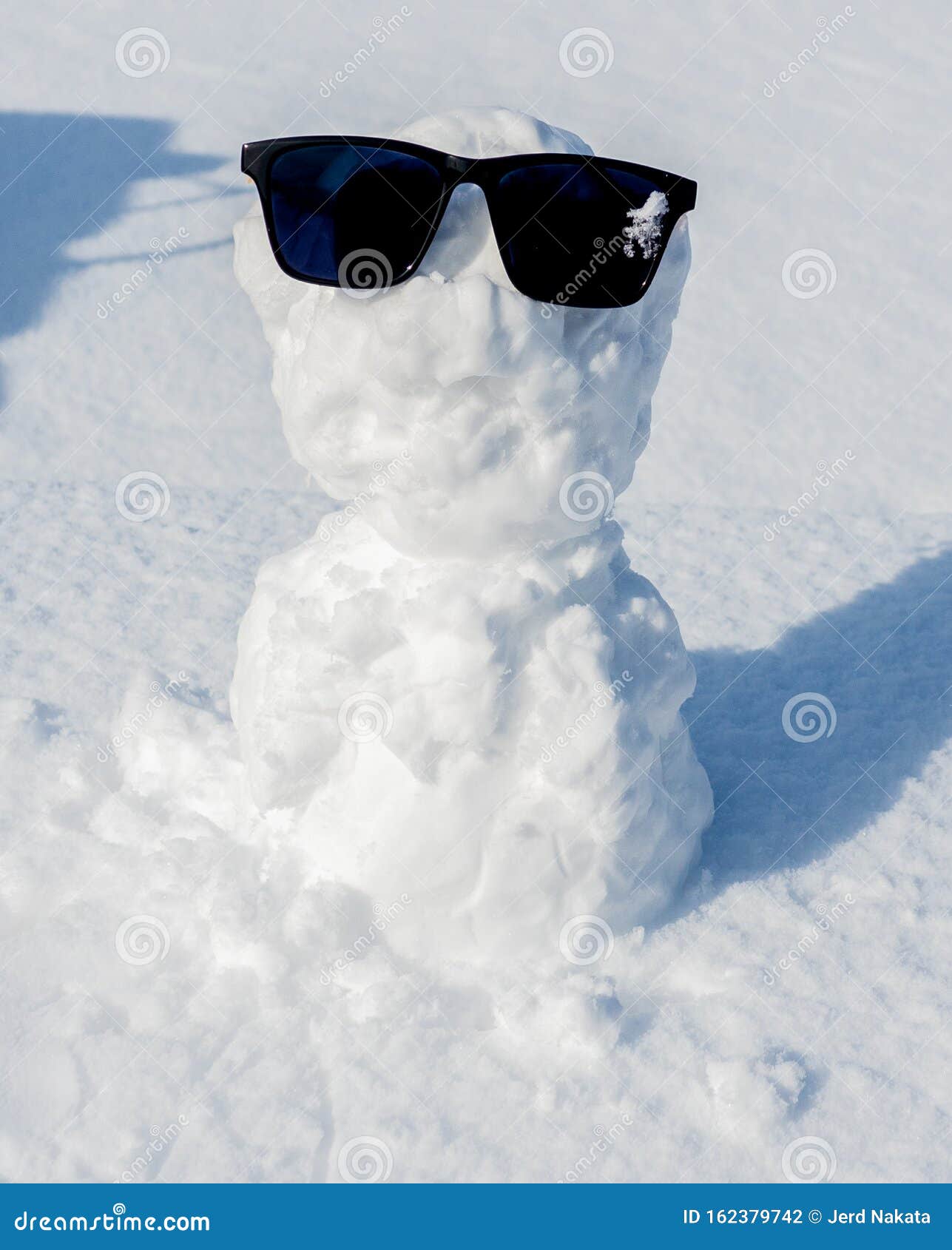 Snowman in Japan stock photo. Image of beautiful, nature - 162379742