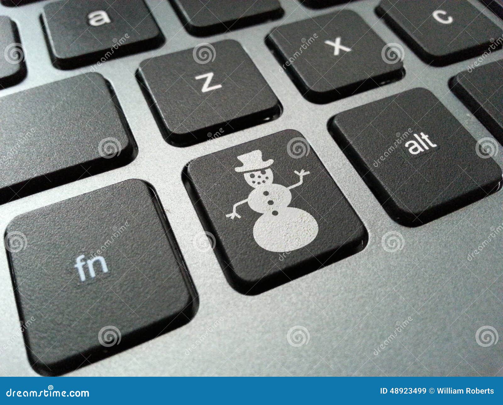 Snowman Keyboard Button stock illustration. Illustration of button ...