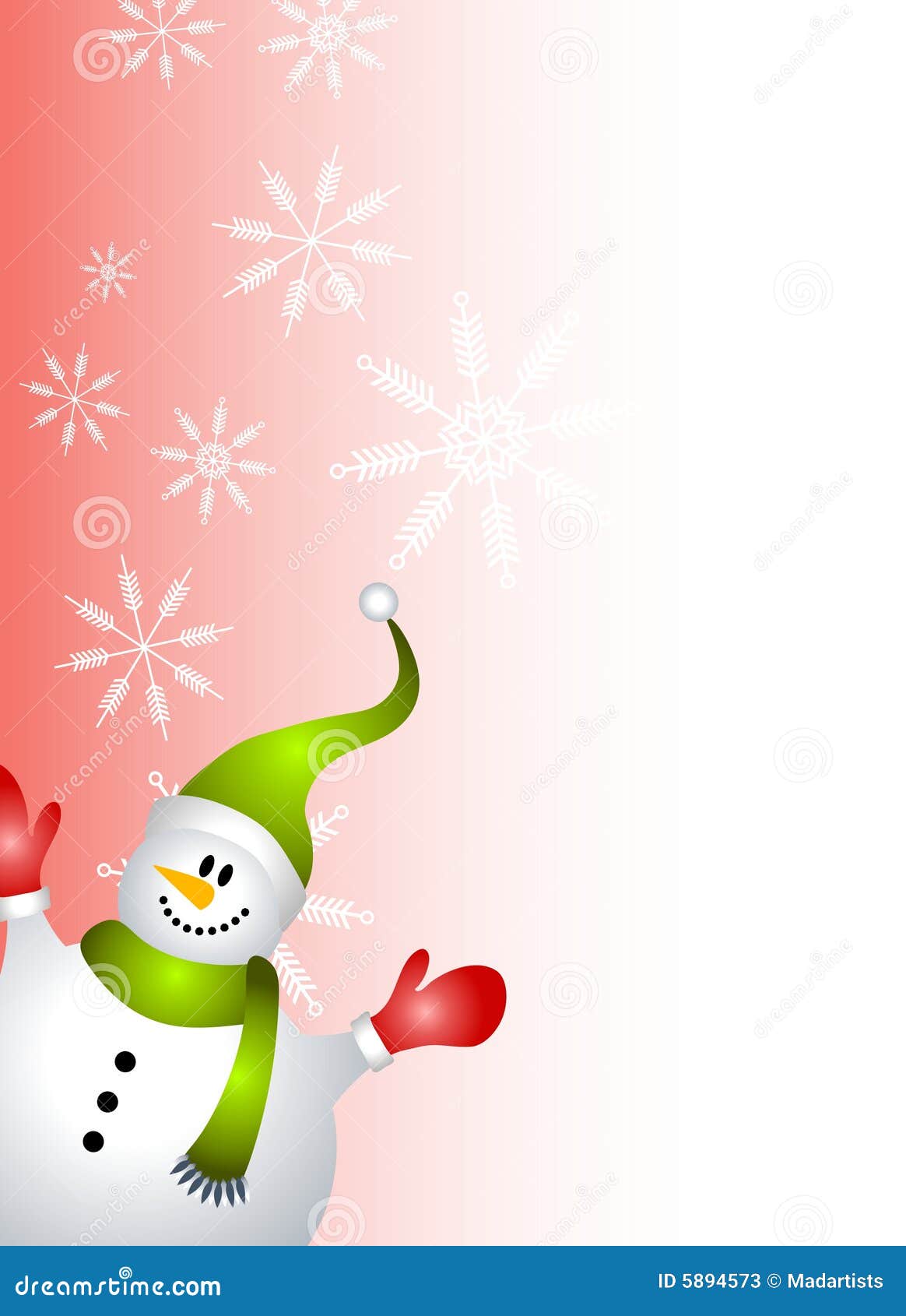 Snowman Page Borders