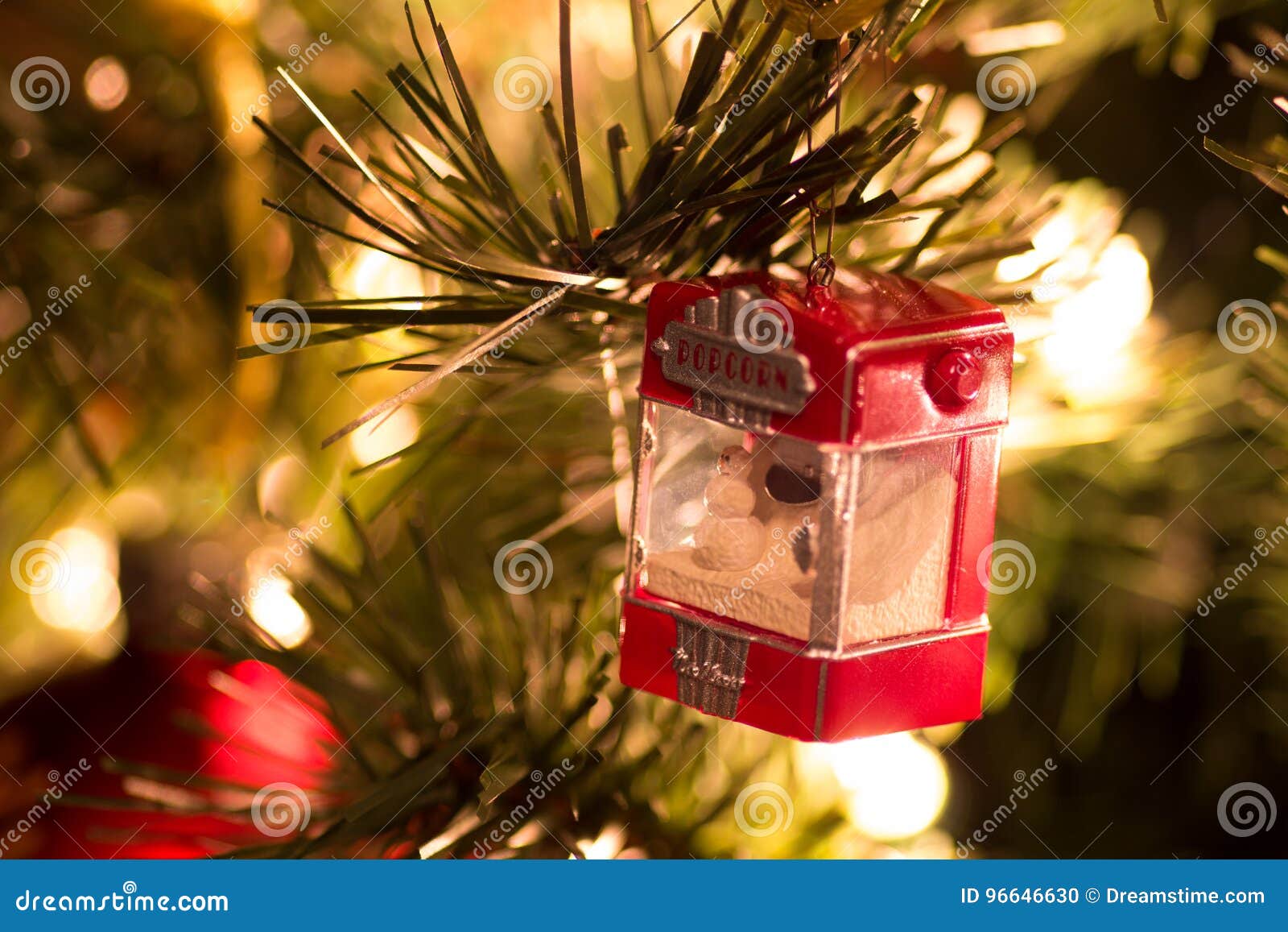 Snowman Popcorn Machine Ornament Stock Photo - Image of machine ...