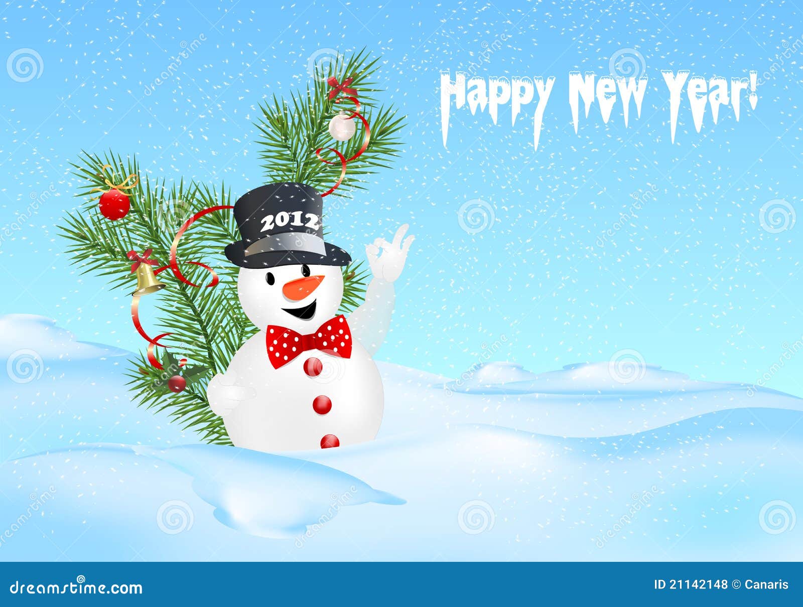 Snowman Postcard, Cdr Vector Stock Vector - Illustration of melting ...