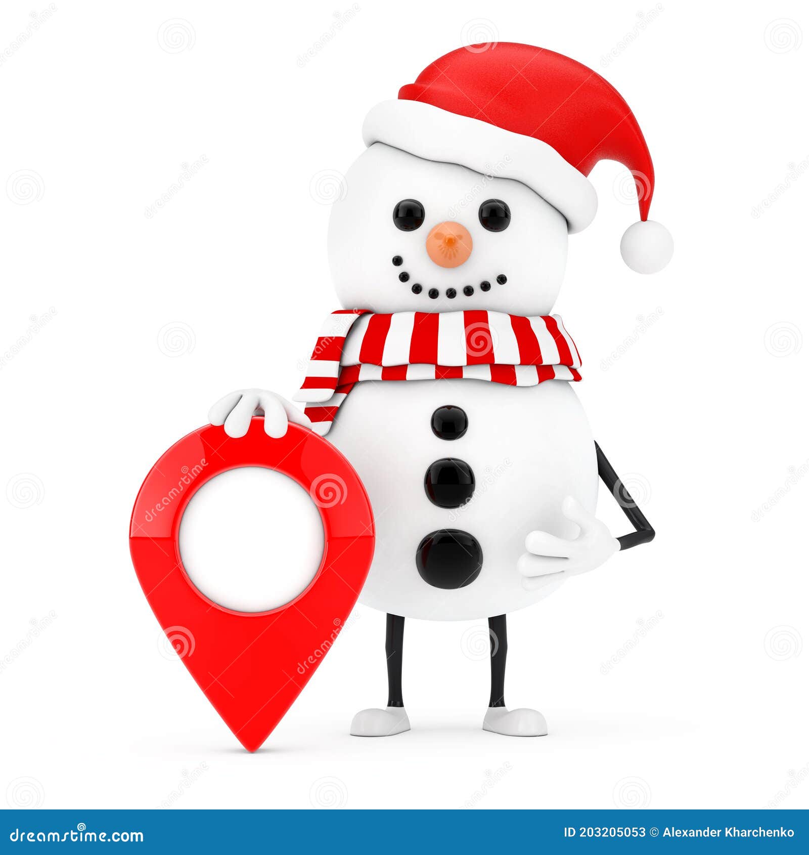 Target Map Pointer. GPS Locate, 3D Icon Stock Image | CartoonDealer.com ...