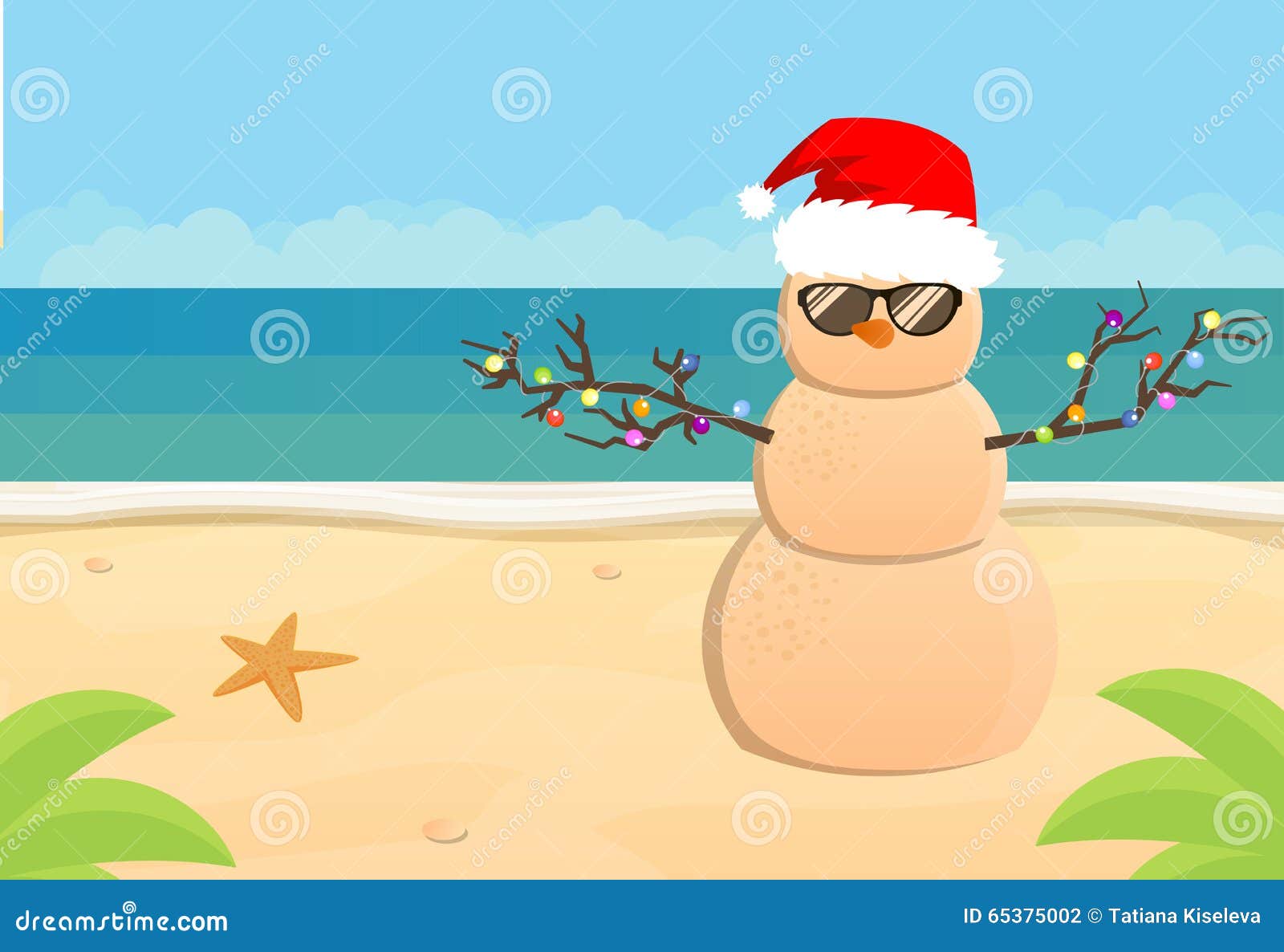 Beach Santa Cartoons, Illustrations & Vector Stock Images - 2238196 ...