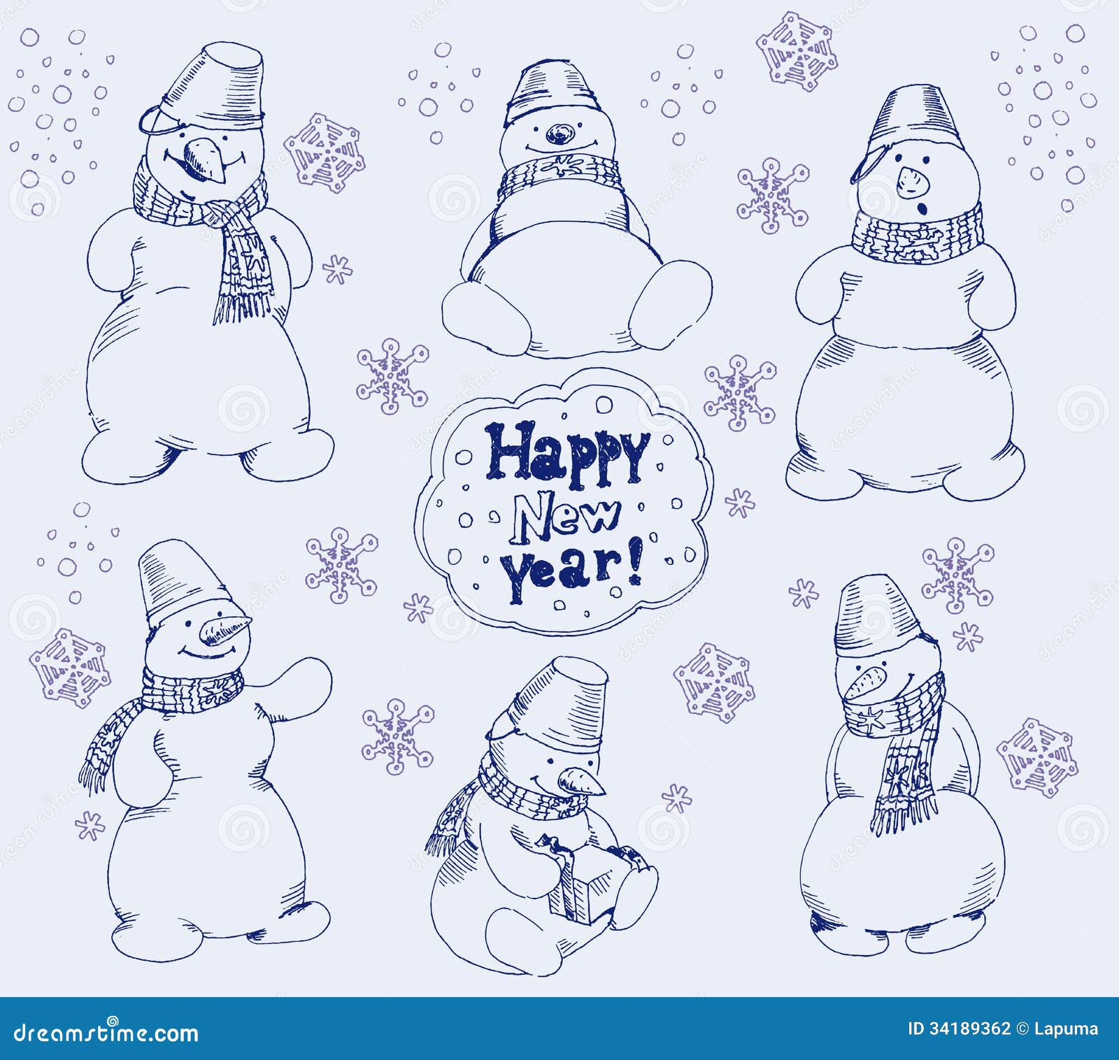 Animated Snowman Character Sprites Vector Illustration | CartoonDealer ...