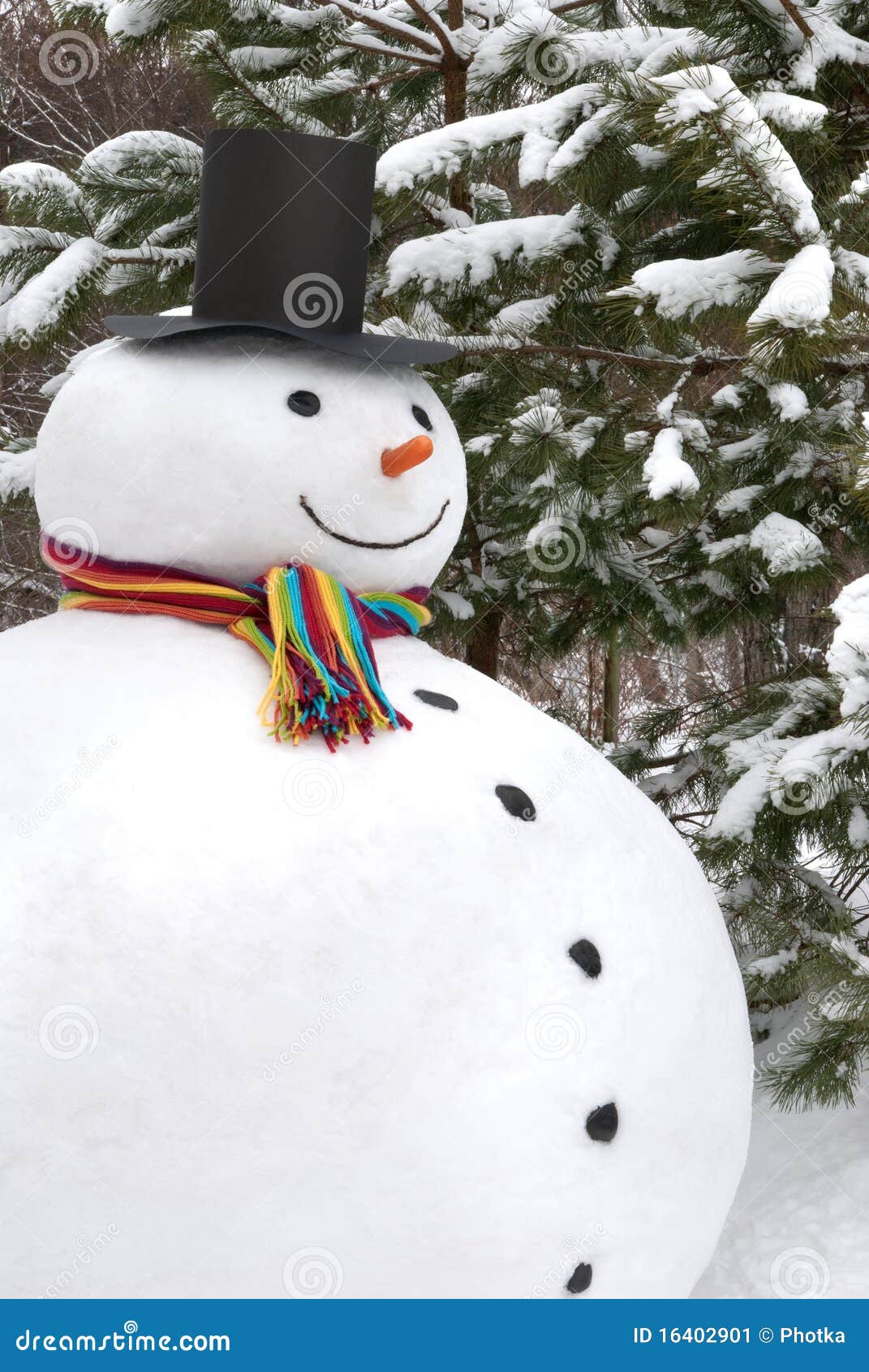 Snowman smiling stock image. Image of snowman, typical - 16402901