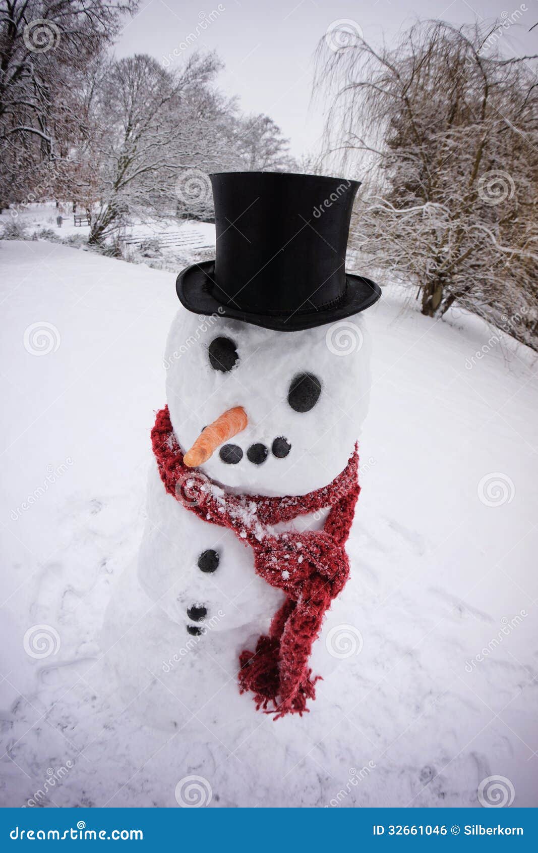 Snowman stock photo. Image of coal, outdoors, landscape - 32661046