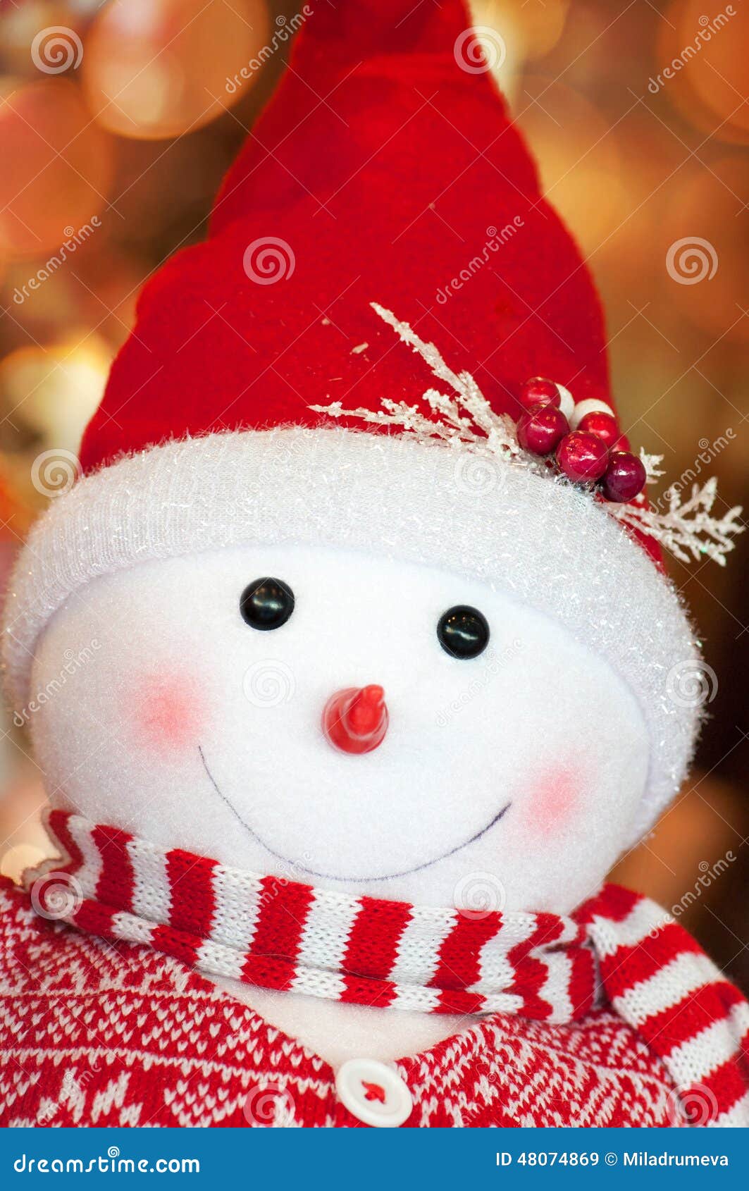 Snowman toy for Christmas stock image. Image of claus - 48074869