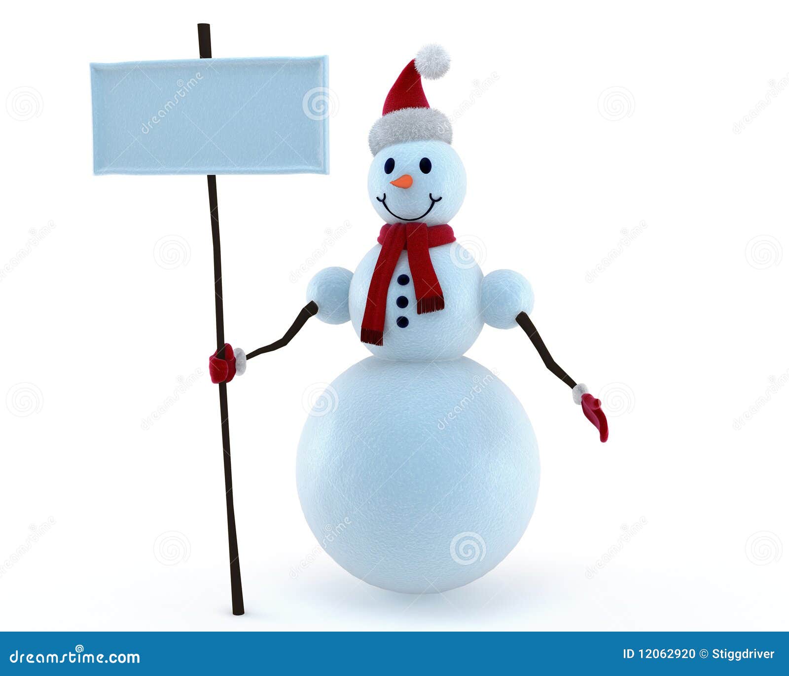 Snowman which banner stock illustration. Illustration of isolated ...