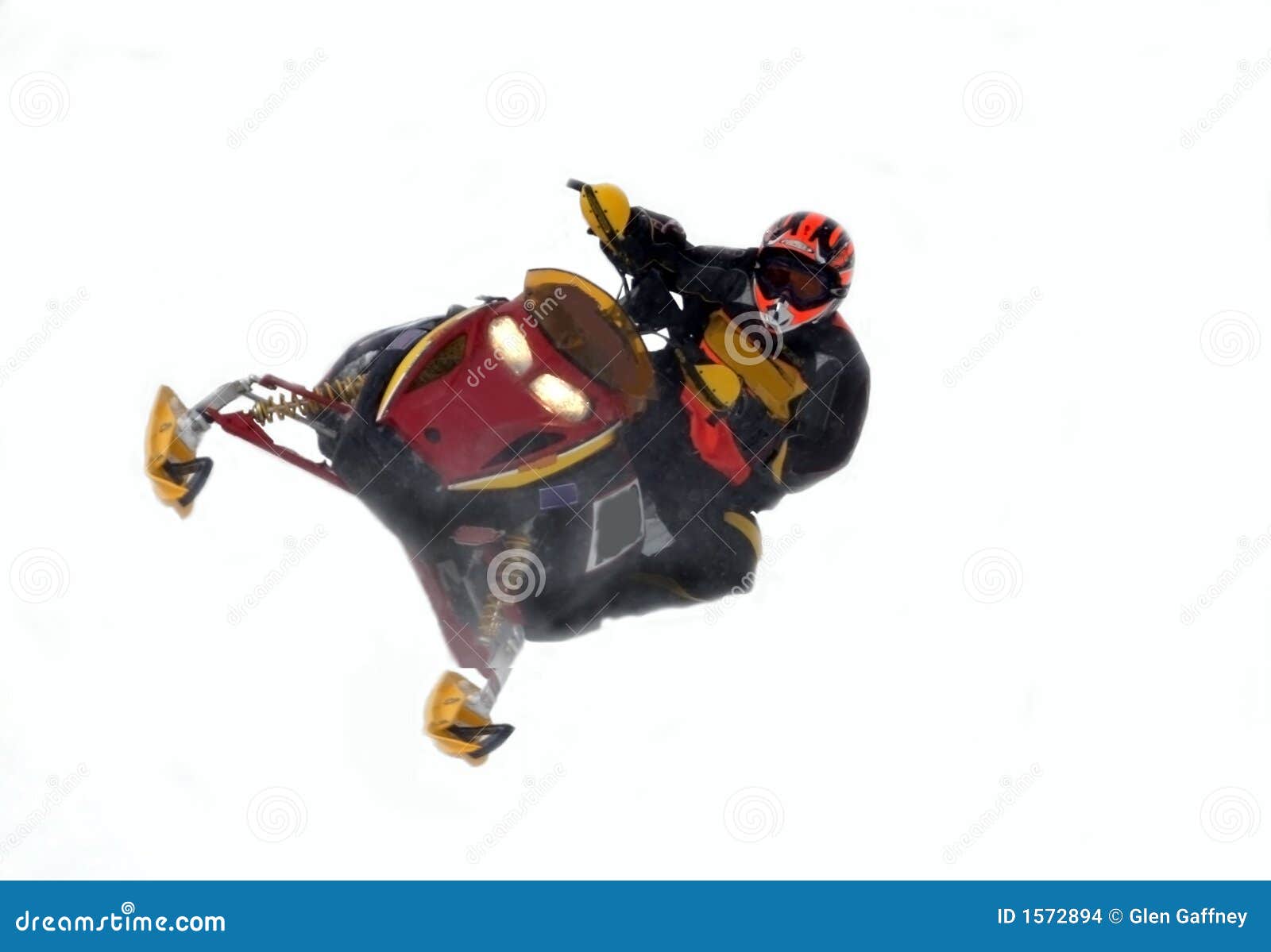 Snowmobile 2 White Background Stock Photo - Image of recreation, frozen ...