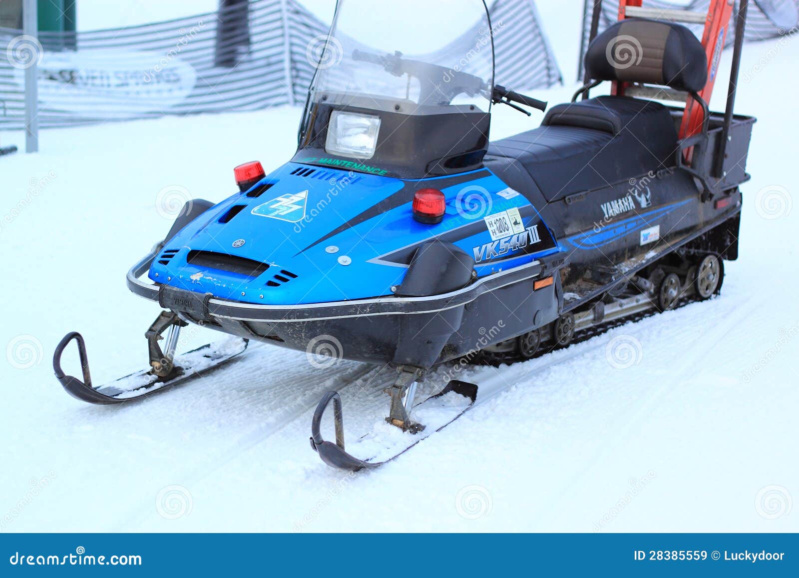 Snowmobile editorial stock image. Image of winter, operation - 28385559