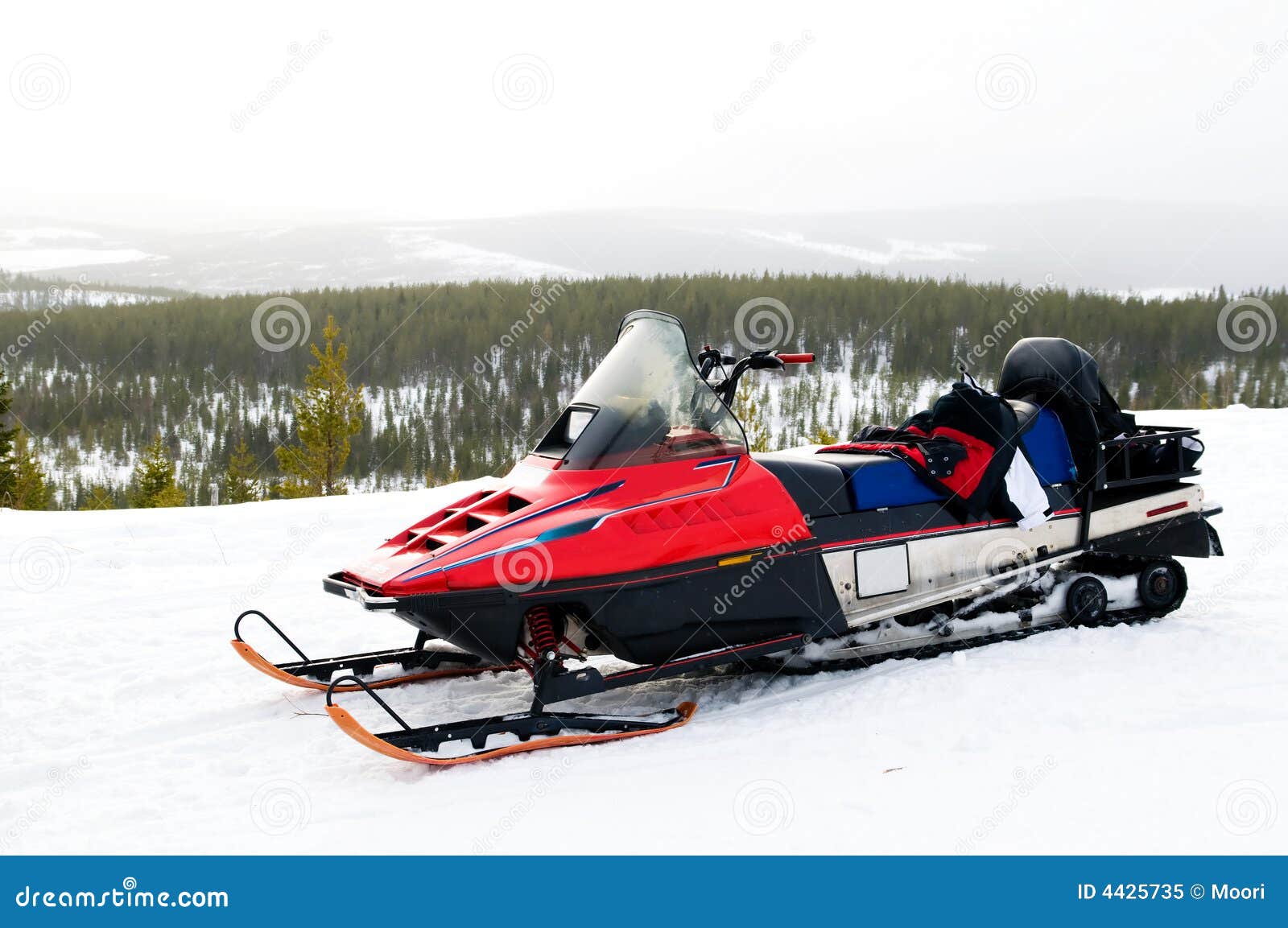 Snowmobile stock image. Image of sport, extreme, winter - 4425735