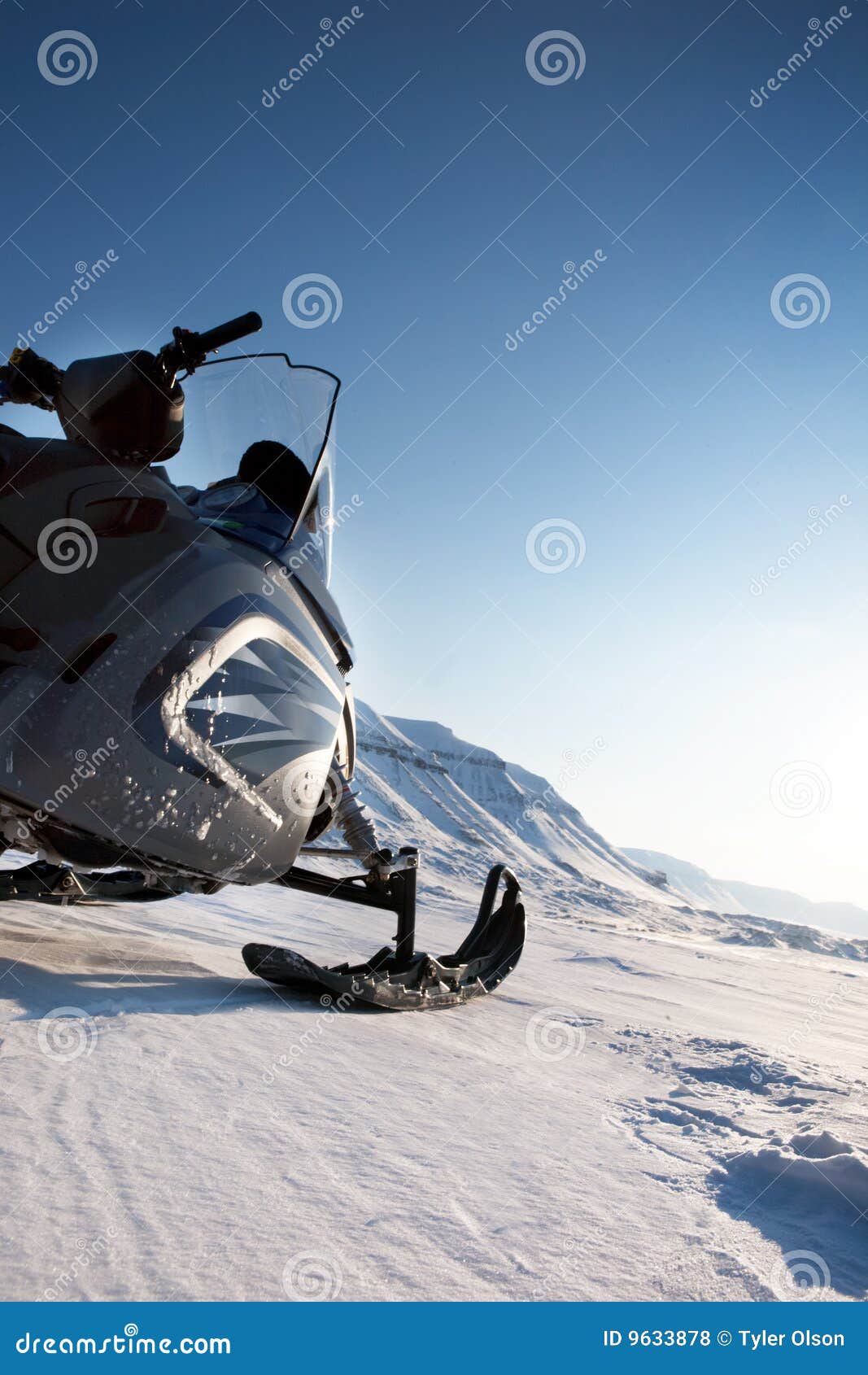 Snowmobile stock photo. Image of svalbard, skido, winter - 9633878