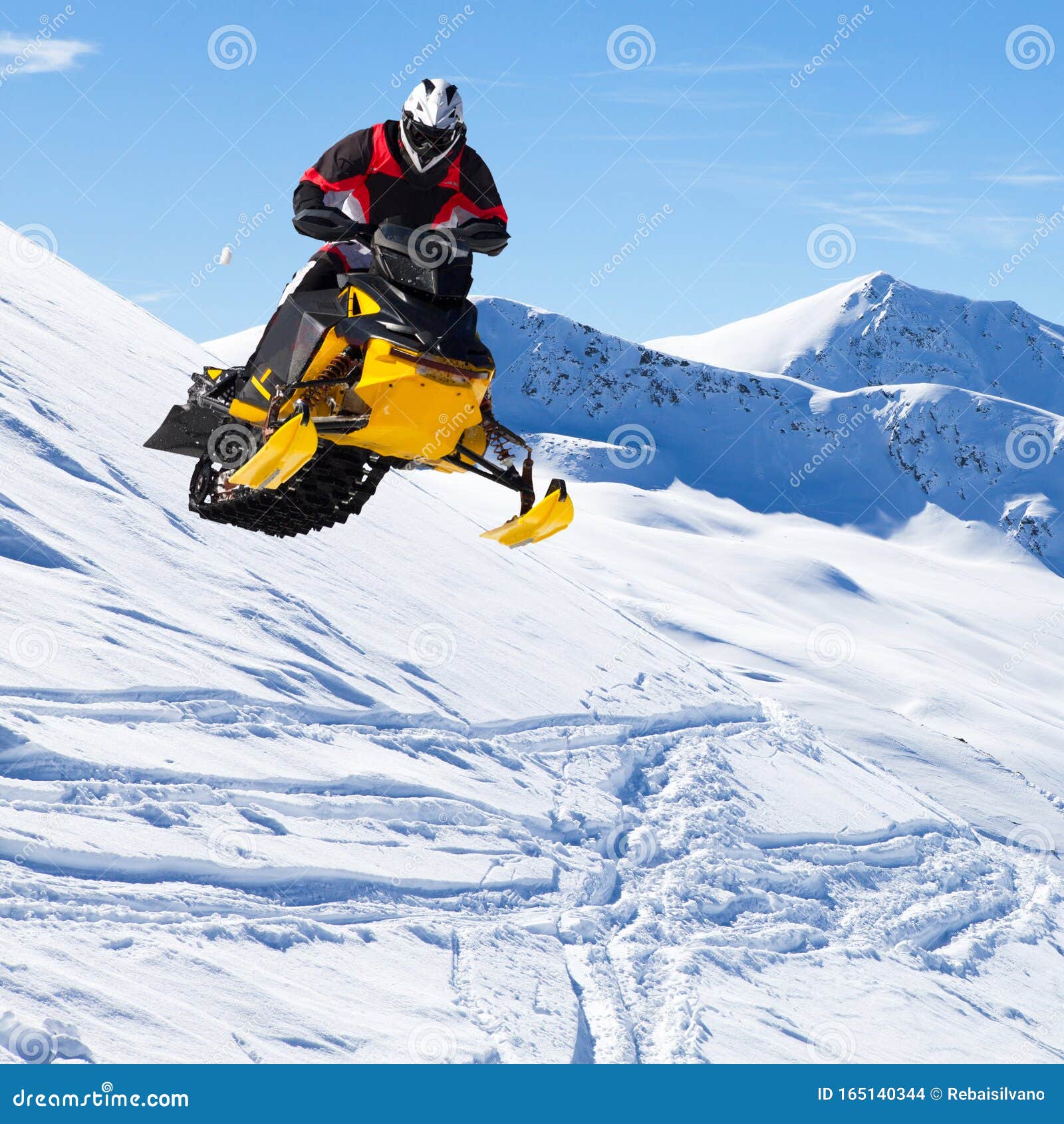 Snowmobile race stock photo. Image of outdoor, skidoo - 165140344