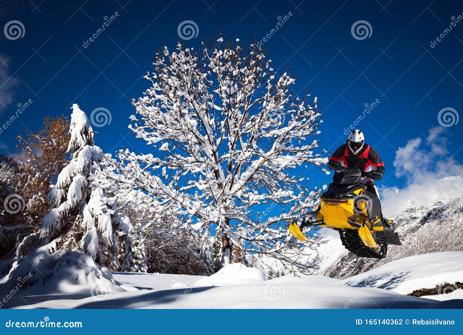 Snowmobile race stock photo. Image of extreme, race - 165140362