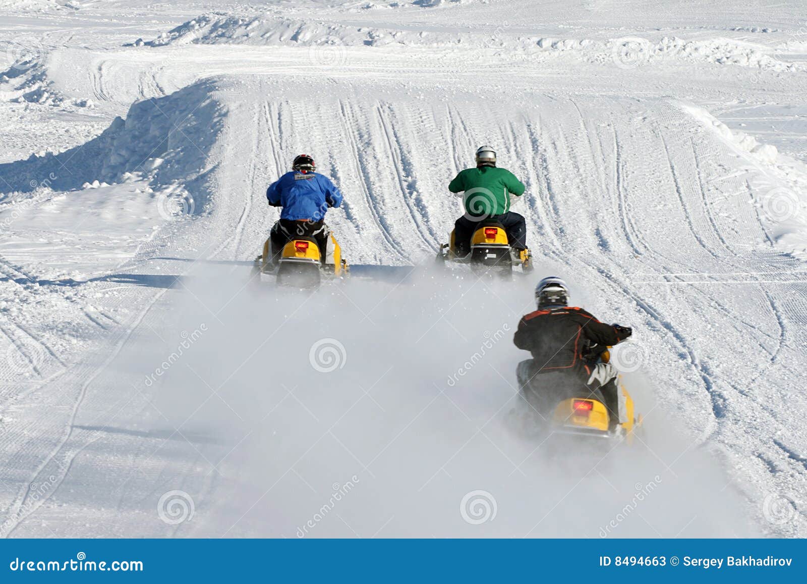 Snowmobile Racing stock image. Image of speed, sports - 8494663