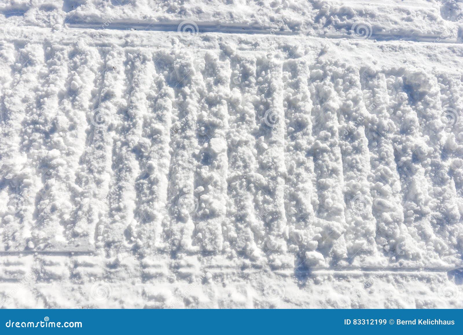 Snowmobile Track Marks on the Snow Stock Image - Image of line ...