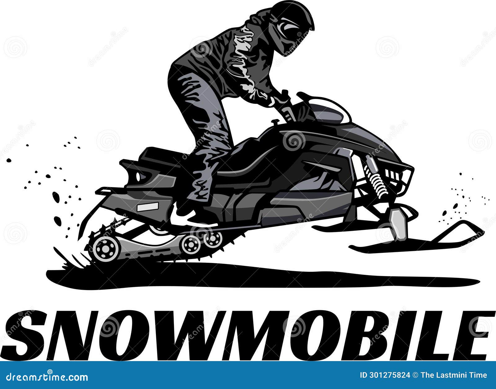 Snowmobile Trails Logo Design Vector Stock Vector - Illustration of ...