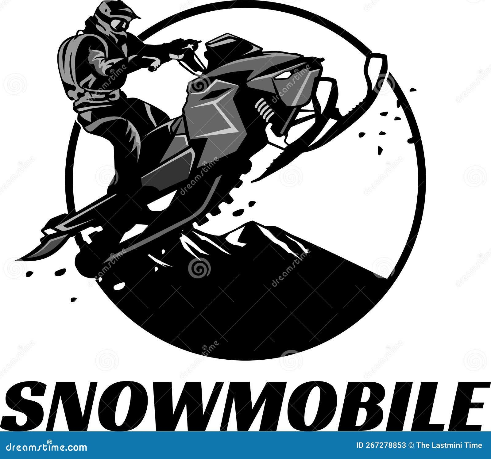 Snowmobile Trails Logo Design Vector Stock Vector - Illustration of ...