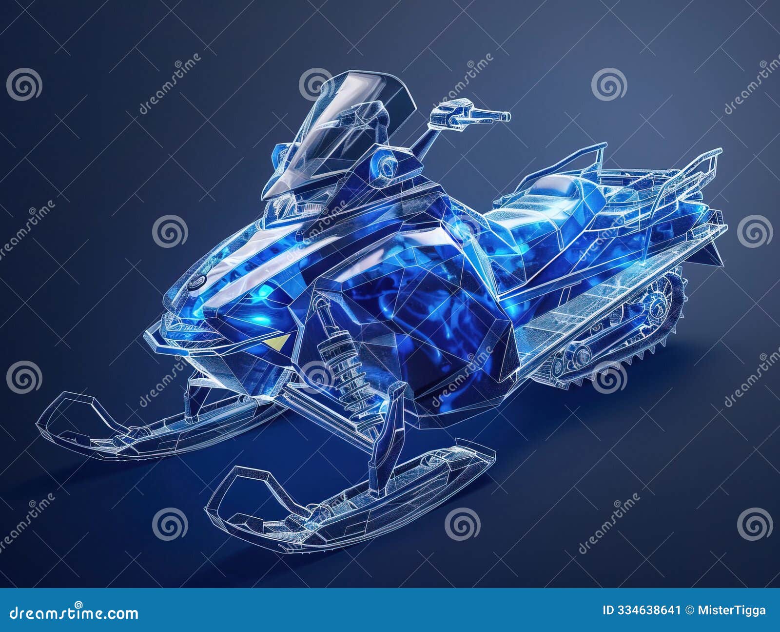 Snowmobile Visualization with Augmented Reality Transparent Snowmobile ...