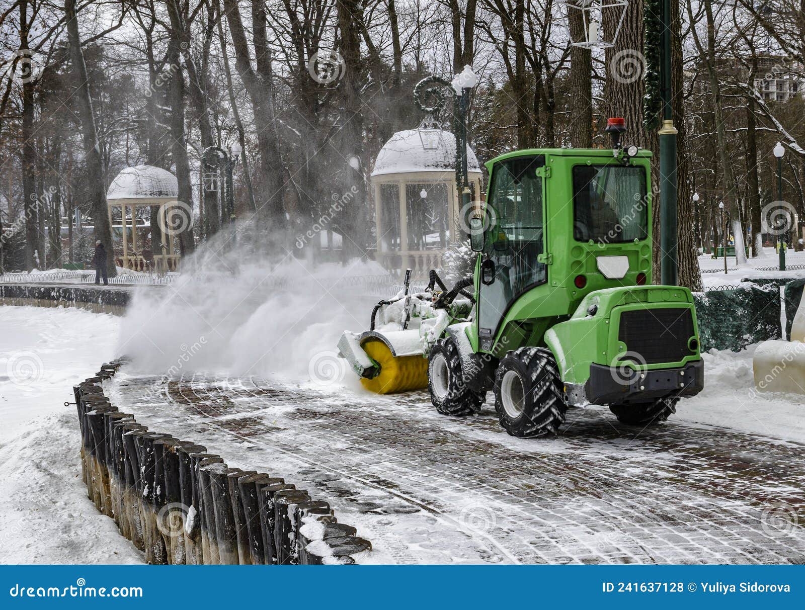 Snow Puffs In The Sunlit Forest Stock Photo | CartoonDealer.com #171168186