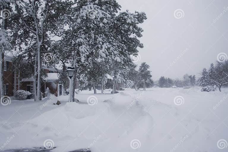 Snowpocalypse 8 editorial image. Image of coast, blizzard - 17801530