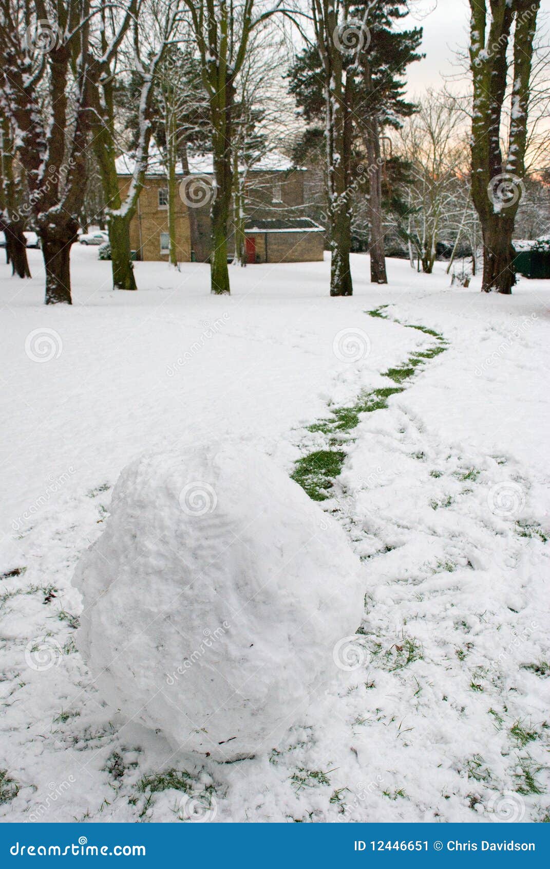 Snowscape stock image. Image of cover, london, snowing - 12446651