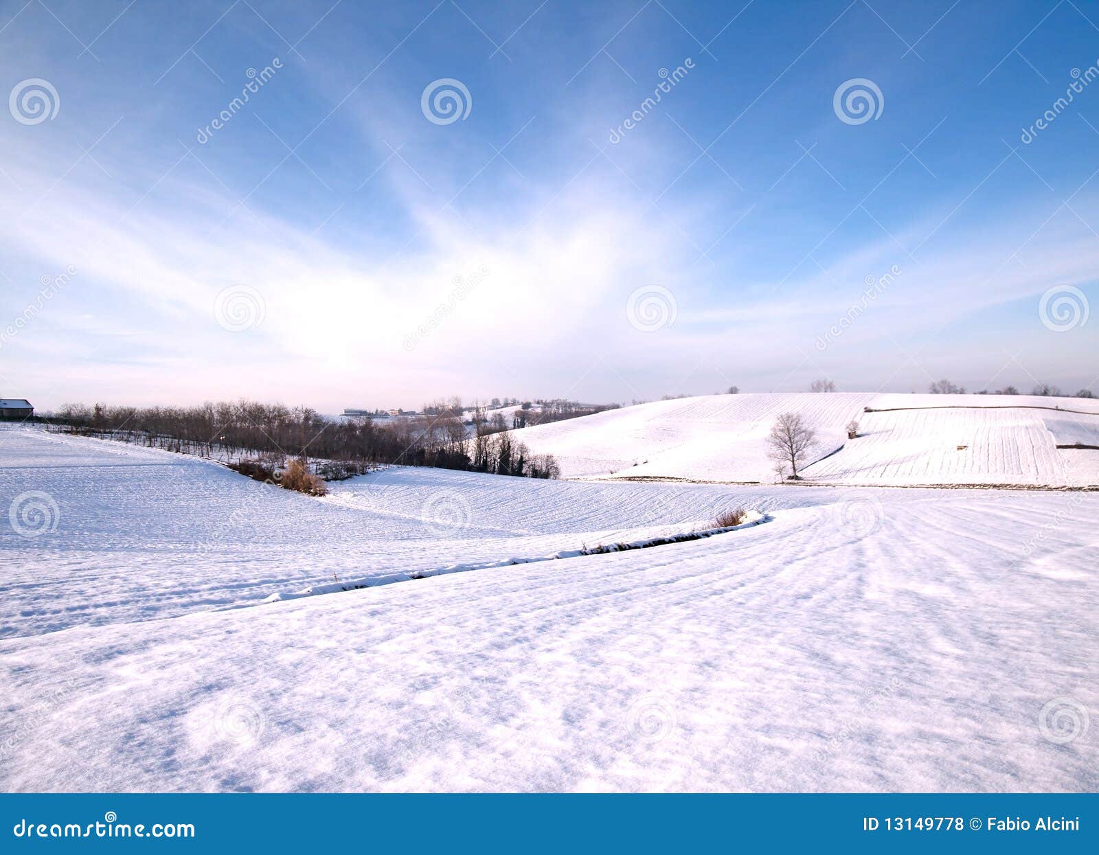 Snowscape stock photo. Image of travel, alone, white - 13149778