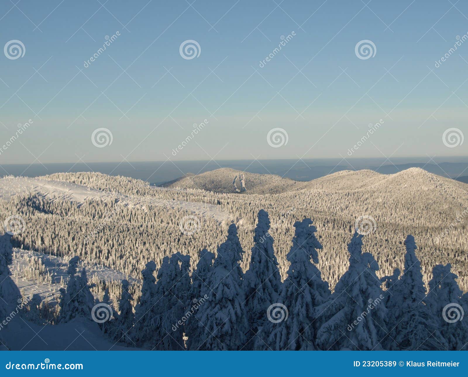Snowscape / Winter Landscape Stock Image - Image of outlock, tree: 23205389