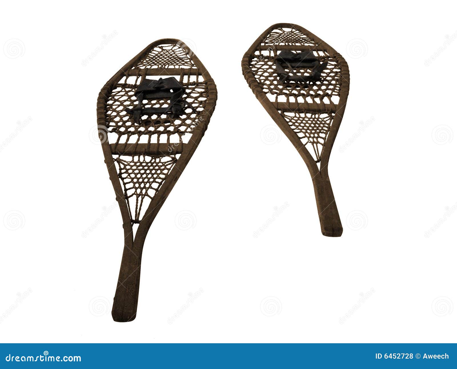 Snowshoes stock photo. Image of wooden, cold, antique - 6452728