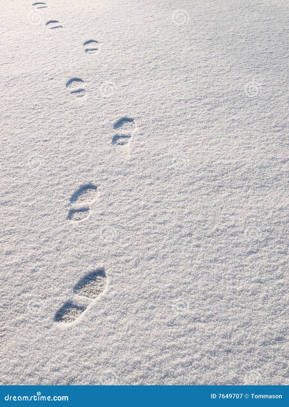 Snowsteps stock image. Image of walk, steps, imprint, winter - 7649707