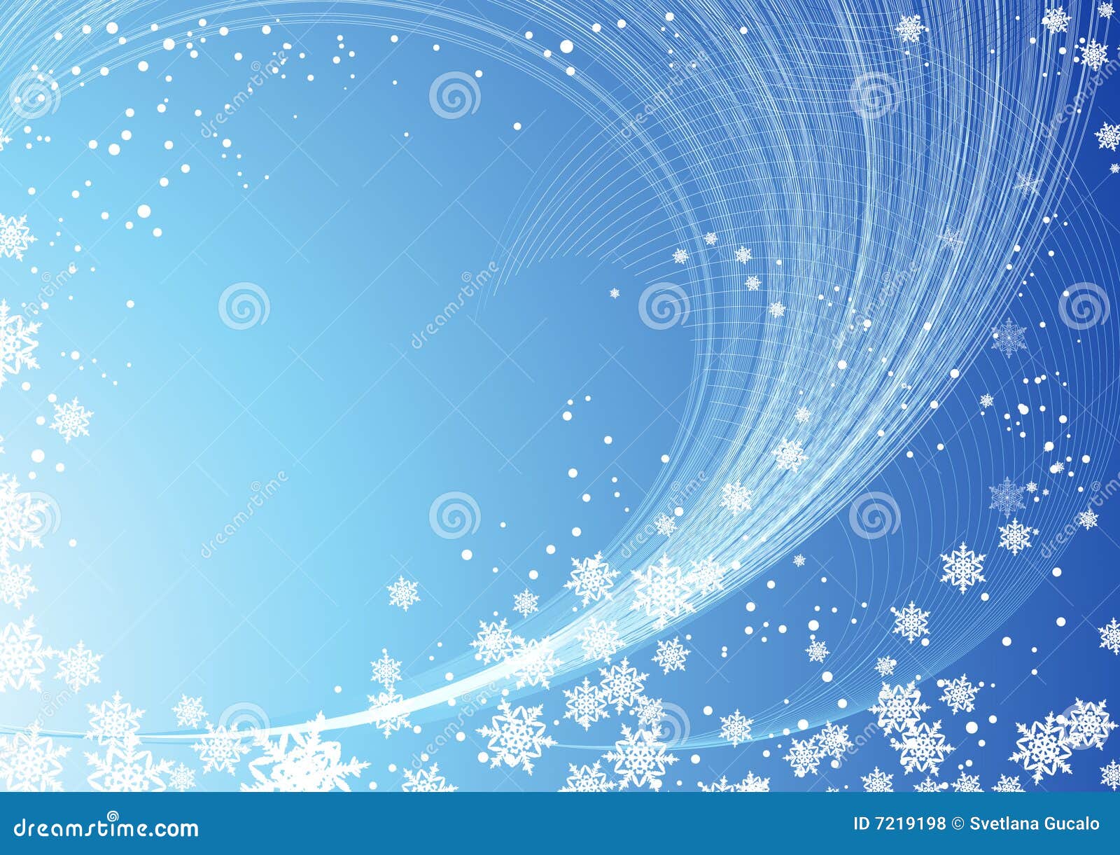 Snowstorm stock vector. Illustration of cold, blue, frame - 7219198