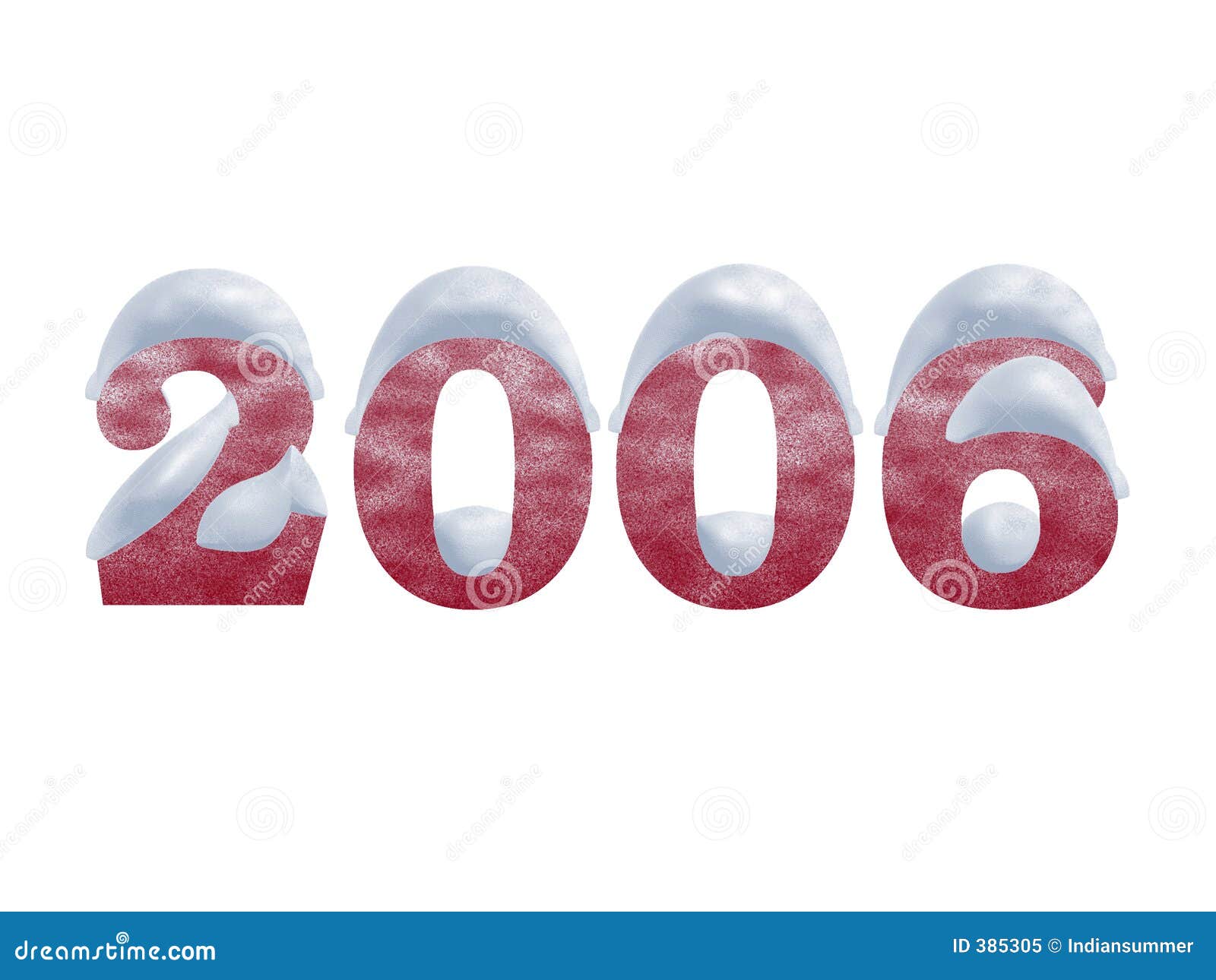 Snowy 2006 Year stock image. Image of blue, year, freeze - 385305