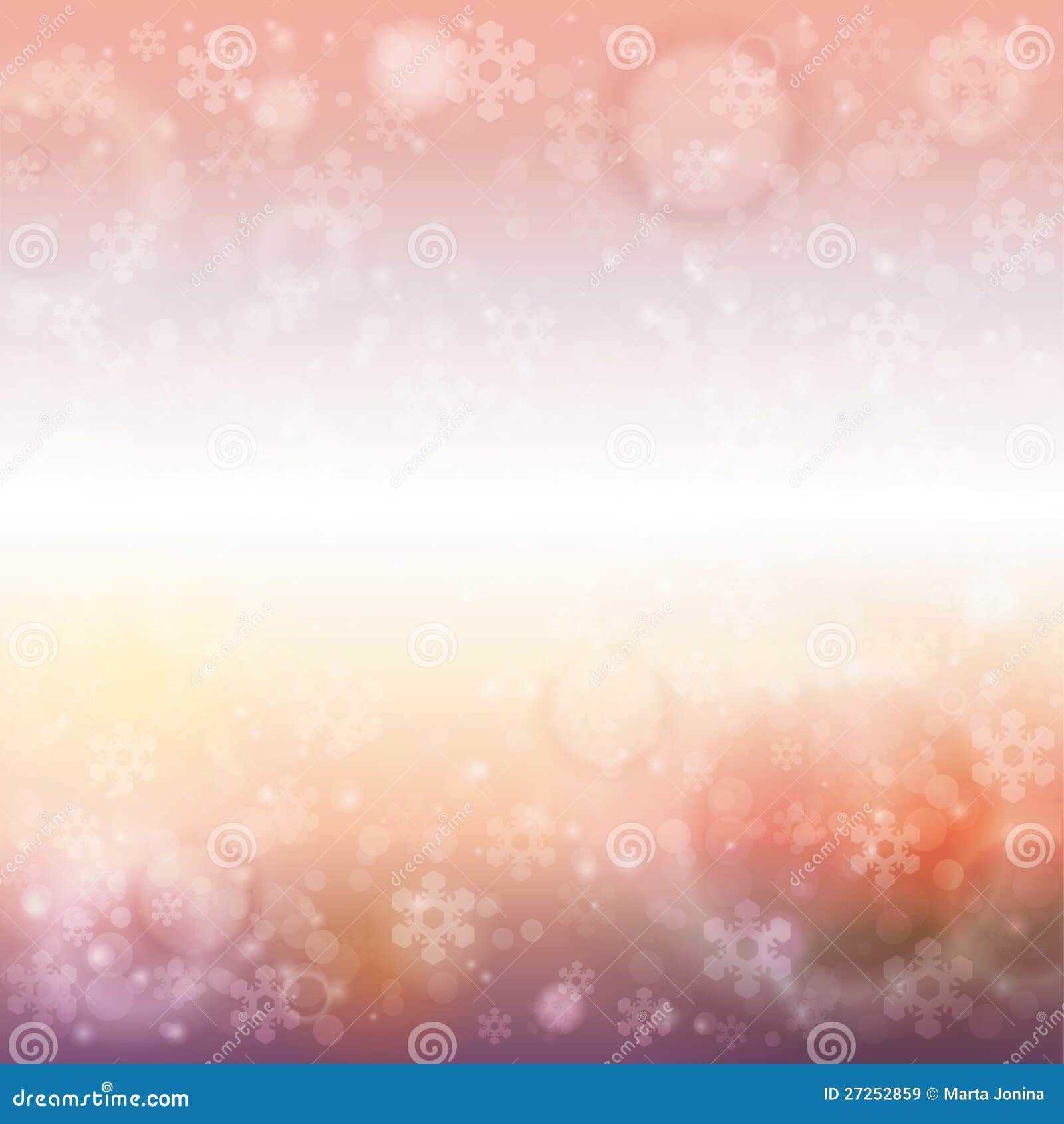 Snowy Abstract Winter Template Stock Vector - Illustration of ...