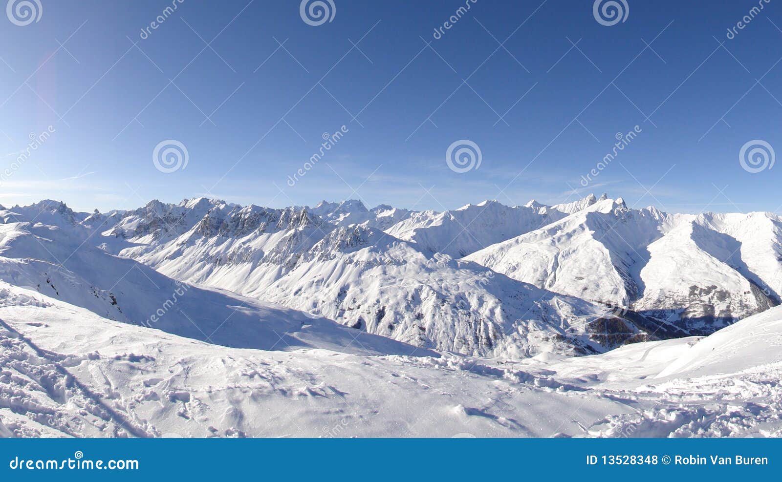 Snowy Alpine landscape stock photo. Image of mountainous - 13528348