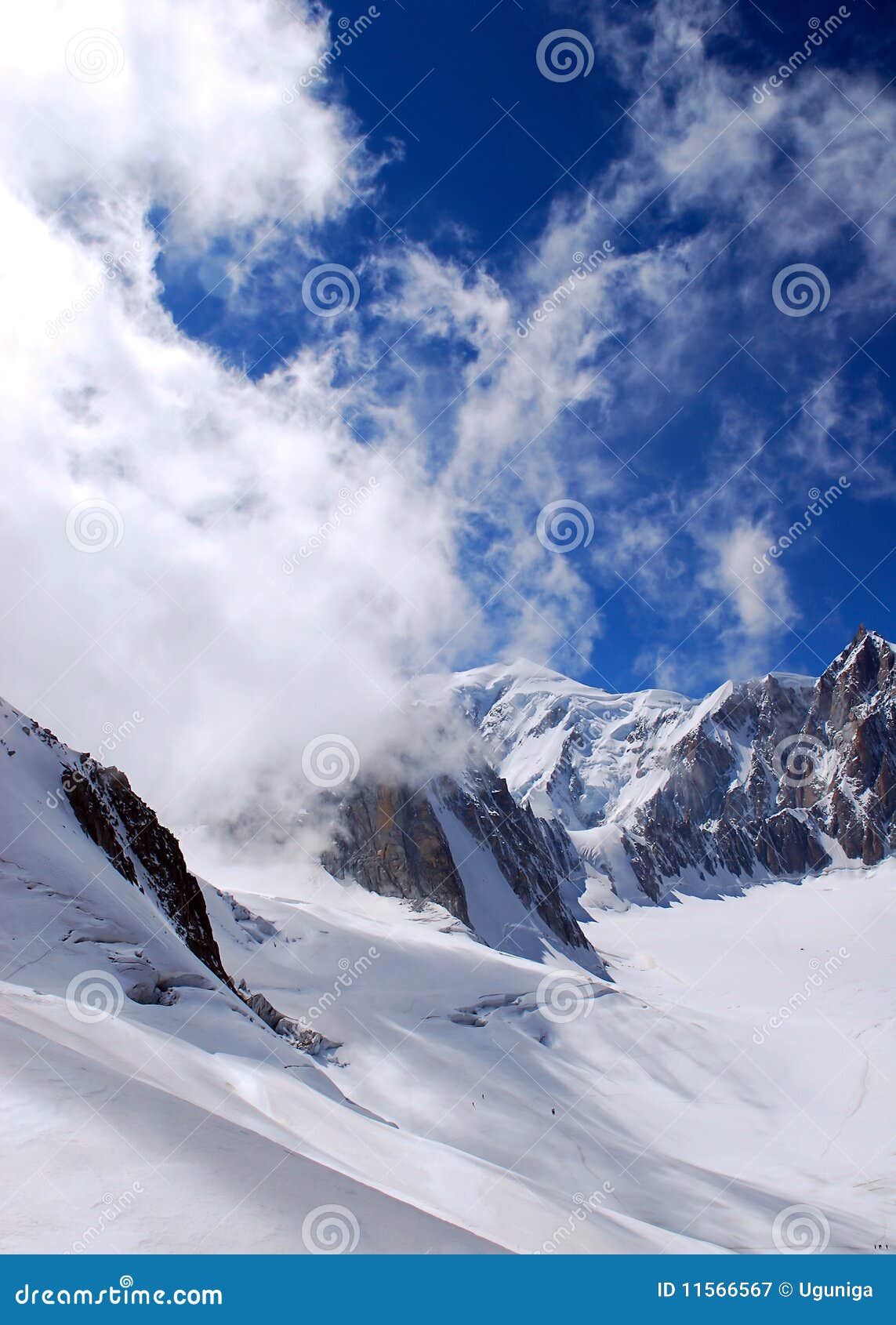 Snowy Alps stock image. Image of exploration, earth, mountain - 11566567
