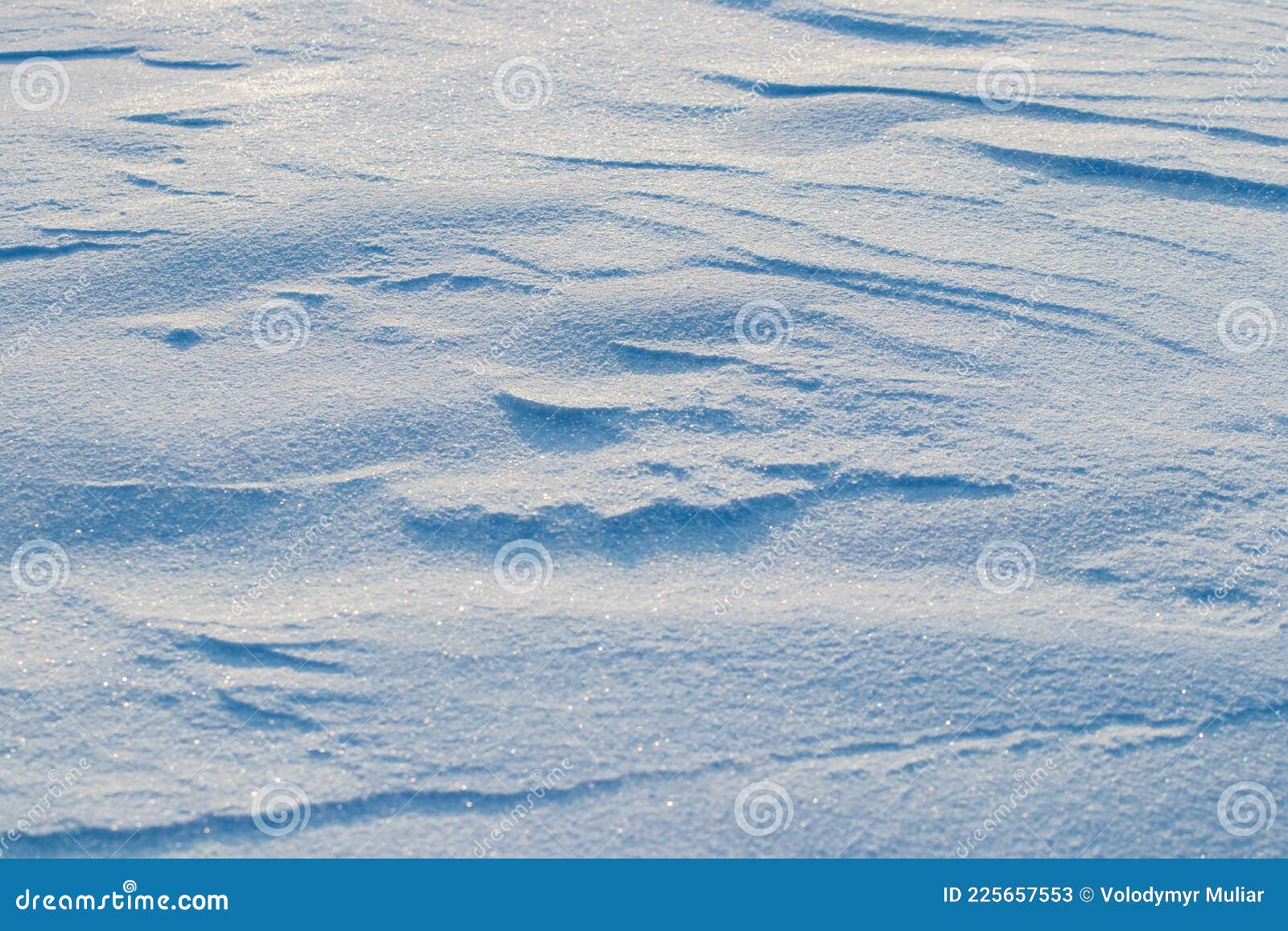 Snowy Background, Snow-covered Surface of the Earth after a Blizzard in ...