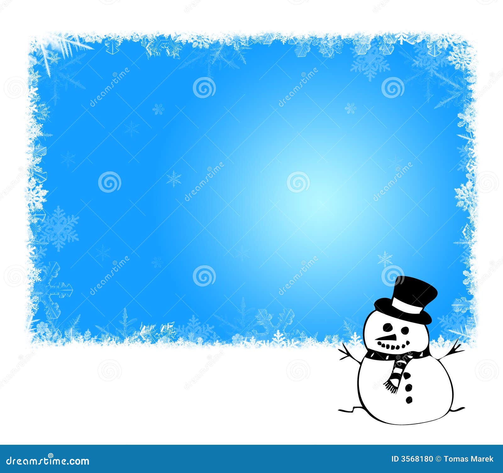Snowy border stock illustration. Illustration of digital - 3568180