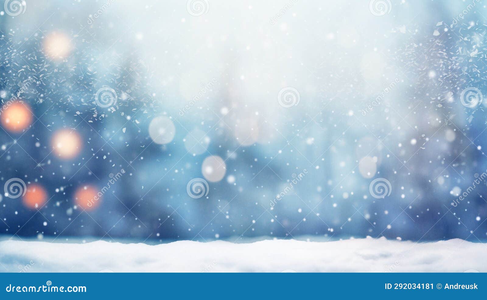 Effect - Falling Christmas Shining Snow. Snowstorm Or Blizzard. Heavy ...