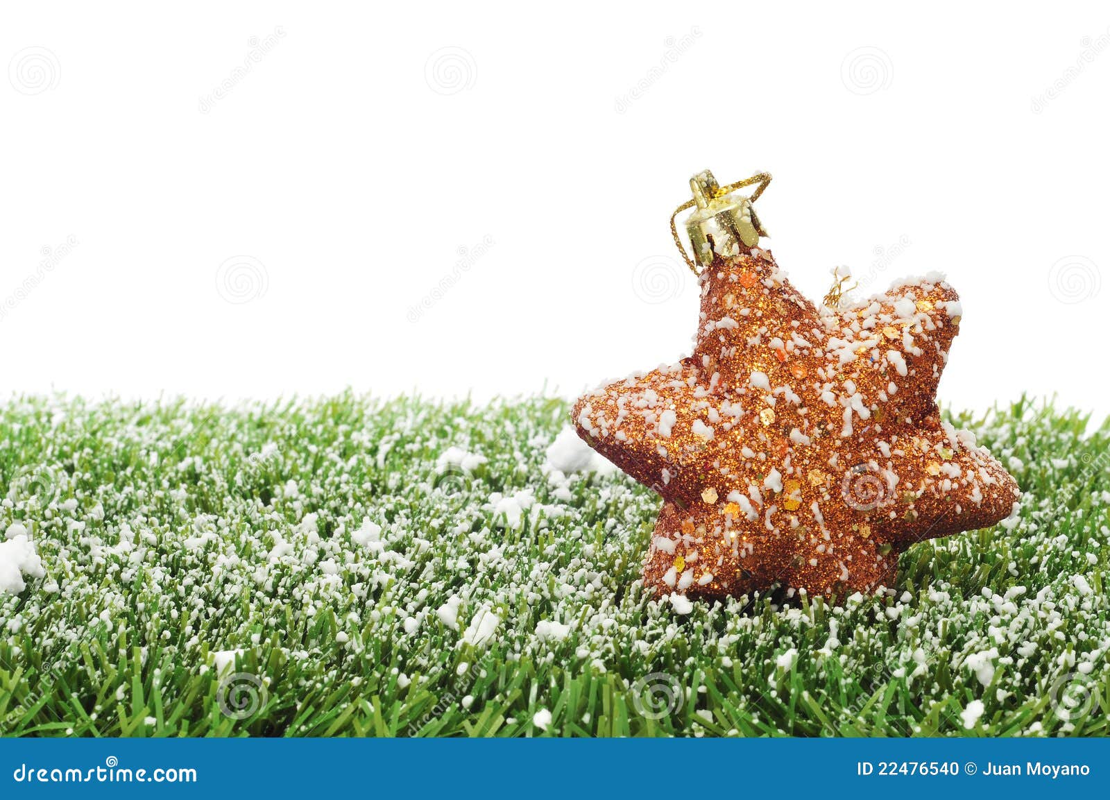 Snowy christmas star stock photo. Image of party, decorating - 22476540