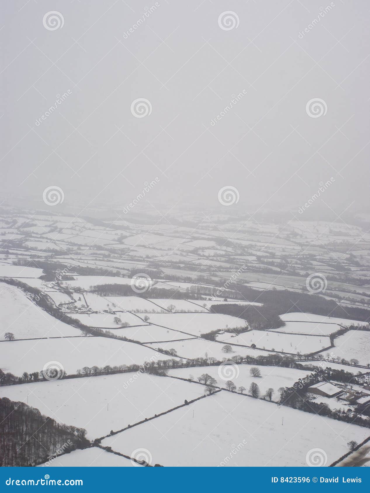 Snowy Countryside from a Plane Stock Photo - Image of pretty, winter ...
