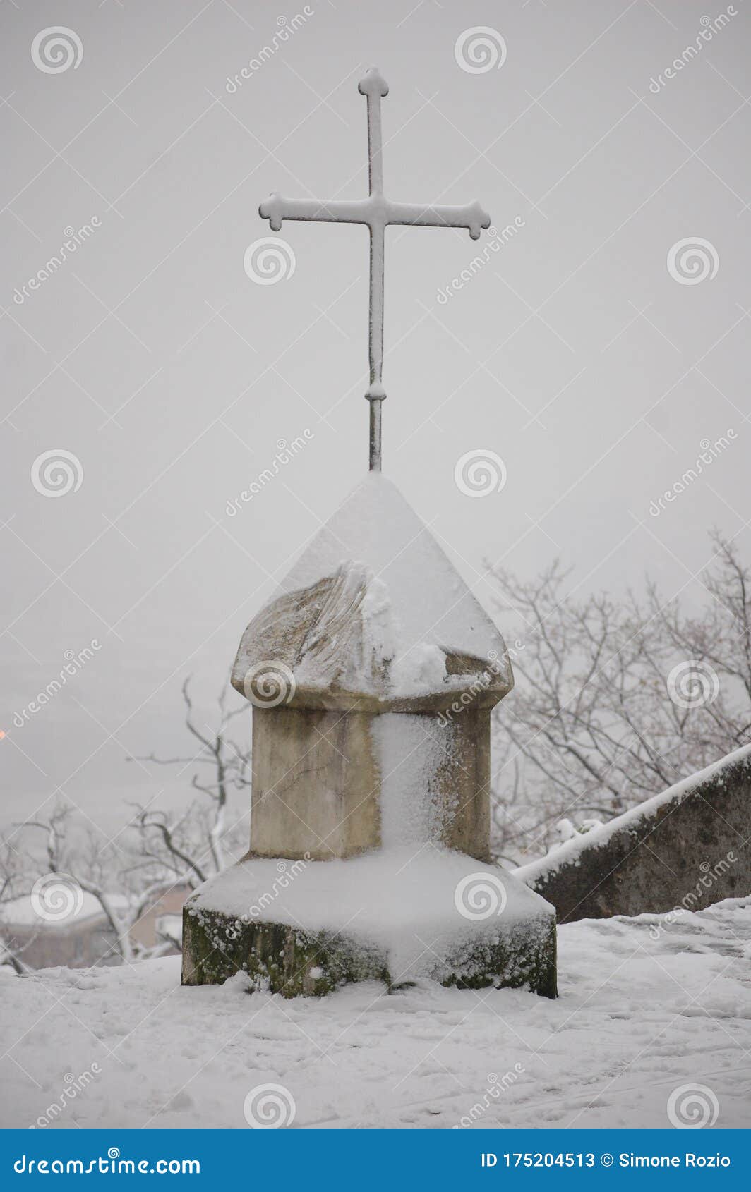 Cross stock image. Image of green, beautiful, religion - 175204513