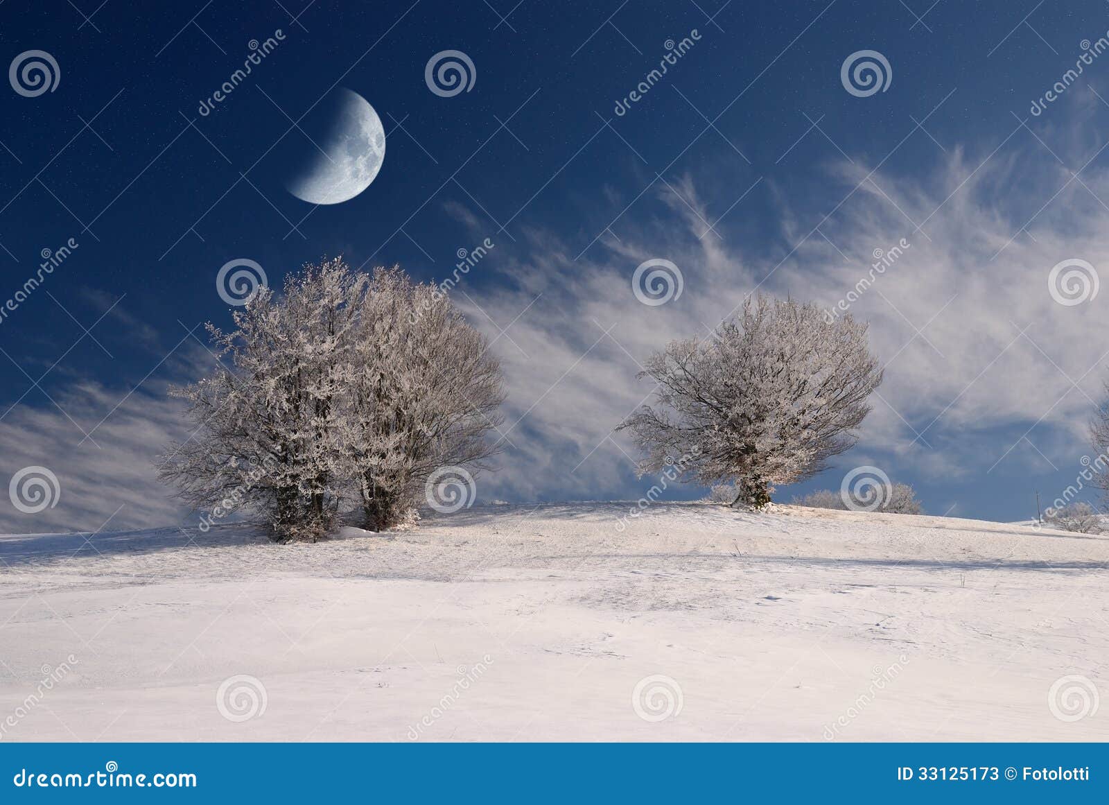 Snowy field stock image. Image of color, winter, season - 33125173