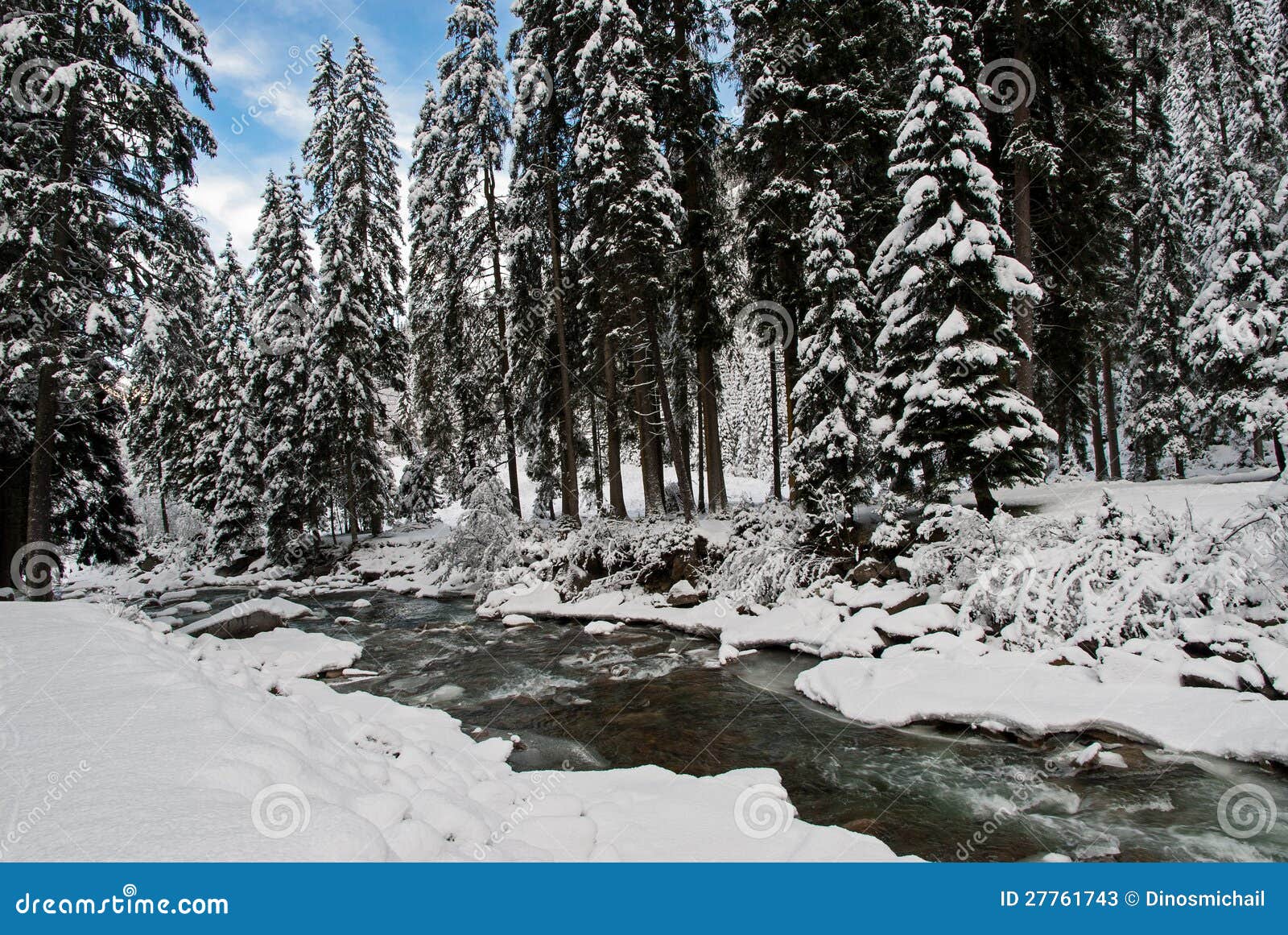 Snowy forest stock image. Image of background, snowy - 27761743