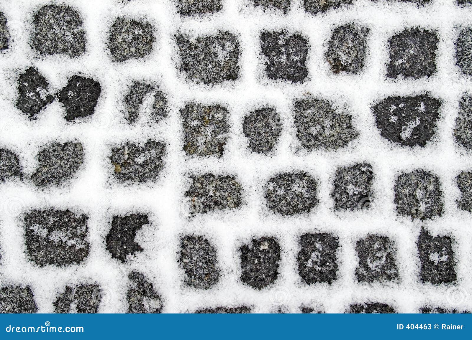 Snowy granite pavement stock image. Image of winter, grit - 404463